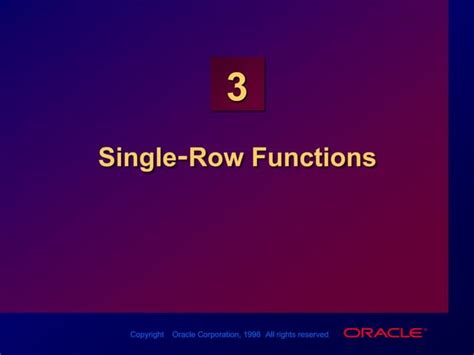 Les03 Single Row Function Pptx