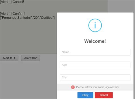 Plugin Sweetalert2 Construct 2 Addons