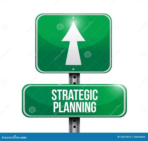 Strategic Planning Line Icons Collection Analysis Alignment