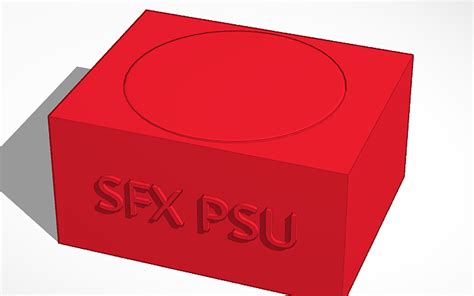 3d Design Sfx Psu Stand In Tinkercad