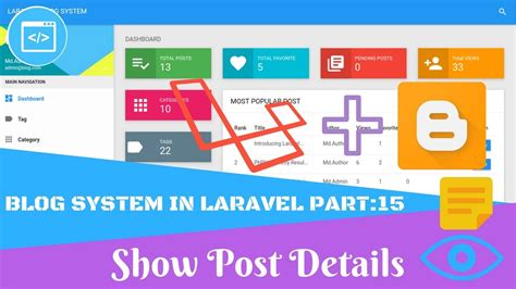 Blog System In Laravel Part15 Show Post Details Youtube