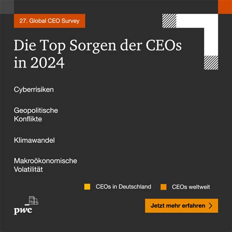 Pwcs 28 Annual Global Ceo Survey Pwc Deutschland