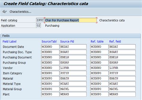 How To Create An Lis Info Structure Purchasing Sap Community