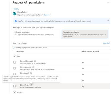updates on controlling app specific access on specific sharepoint sites