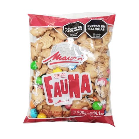 Fauna Surtido Galletitas Dulces Sabor Vainilla Y Limón 400 G