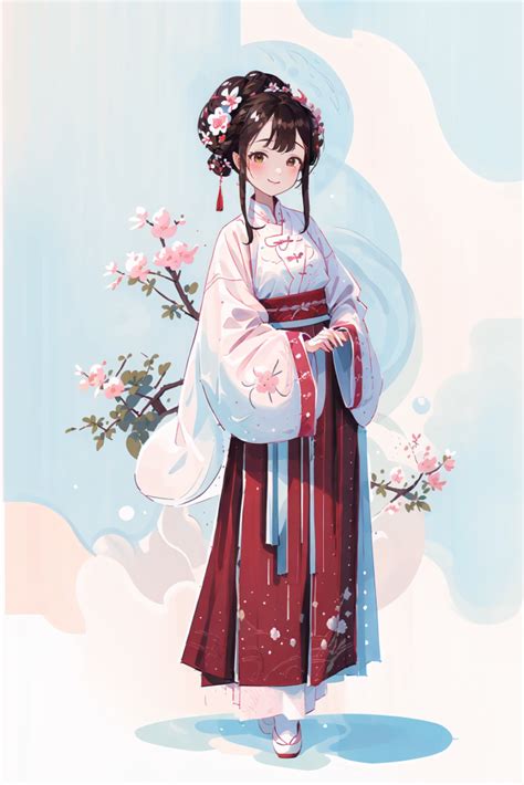 古风美人插画素材 古风美人插画模板 古风美人插画图片免费下载 设图网