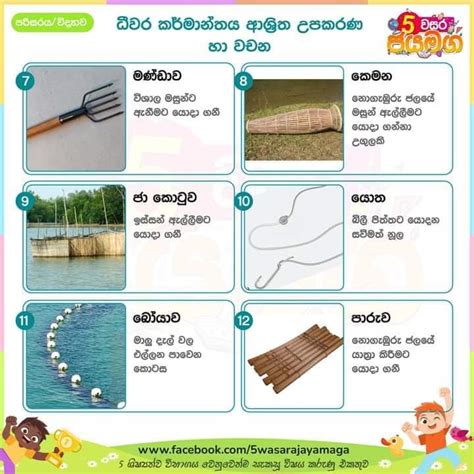 Resakya Educational Group 5 ශ්‍රේණිය කර්මාන්ත ආශ්‍රිත උපකරණ