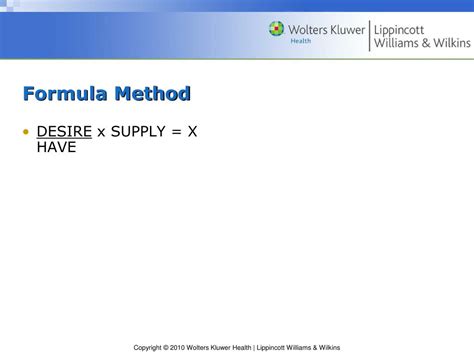 Ppt Chapter 9 Special Types Of Intravenous Calculations Powerpoint Presentation Id 3334672