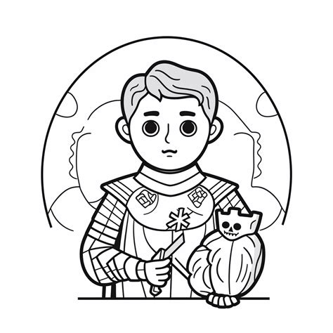 Hamlet Themed Coloring Fun Coloring Page