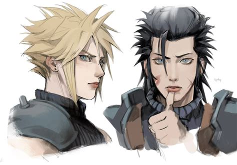Cloud Strife And Zack Fair Final Fantasy And 1 More Drawn By Kpekepya