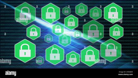 Illustration Of A Data Security Concept Stock Photo Alamy