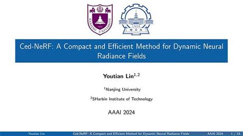underline ced nerf a compact and efficient method for dynamic neural