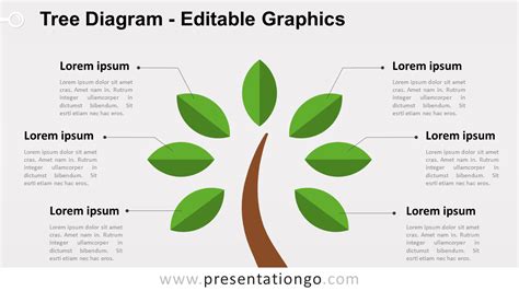 Simple Tree PowerPoint Diagram PresentationGO Com