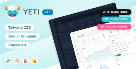 Yeti Tailwind Css Admin Template Explore A World Of Gpl Theme And