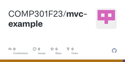 Github Comp301f23mvc Example