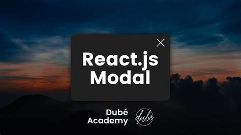 Creating A Reusable Modal Component With Reactjs And Styled Components