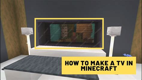 How To Make A Working TV In Minecraft YouTube