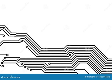 Pcb Printed Circuit Board 6 Stock Illustration Illustration Of