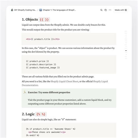 The Diy Shopify Coding Handbook Shop Ed Codes