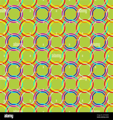 Circles Seamless Texture Abstract Art Illustration Stock Vector Image Art Alamy