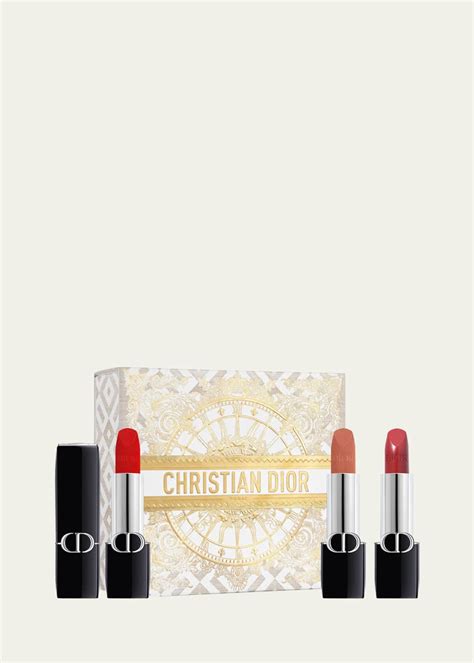 Dior Limited Edition Rouge Dior Mini Lipstick Holiday T Set