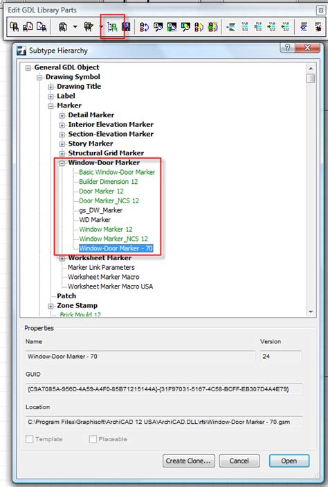 Global Window Door Dimension Marker Settings Graphisoft Community
