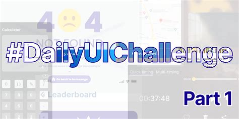 Daily Ui Challenges Part 1 Figma