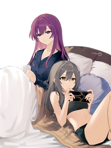 Kafka Trailblazer And Stelle Honkai And More Drawn By Rizu Danbooru