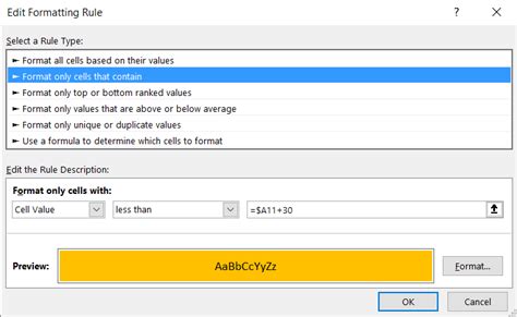conditional formatting to color expiration dates r excel