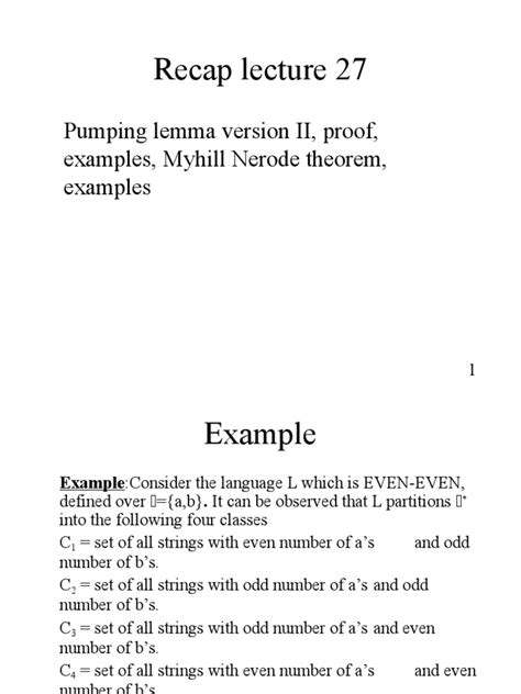 Theory Of Automata Cs402 Power Point Slides Lecture 28 Pdf String