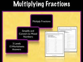 Multiplying Fractions Worksheets KS Teaching Resources