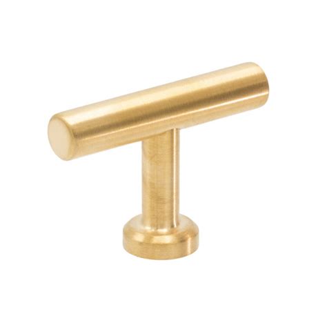 Knob T Viva Brushed Brass In The Group Products Knobs At Beslag