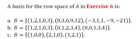 Solved Consider The Two Row Equivalent Matrices A And A”