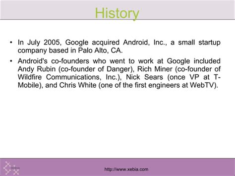 Getting Started With Android 1 5 Ppt