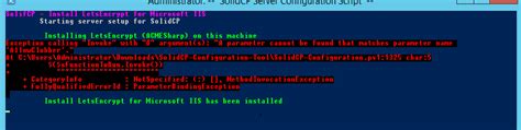 Problem With Lets Encrypt Cant Find SSL Tab General Questions SolidCP Forum