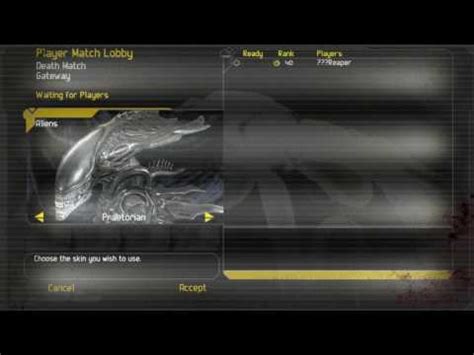 Aliens Vs Predator All Multiplayer Skins Level Unlocks Read Info YouTube