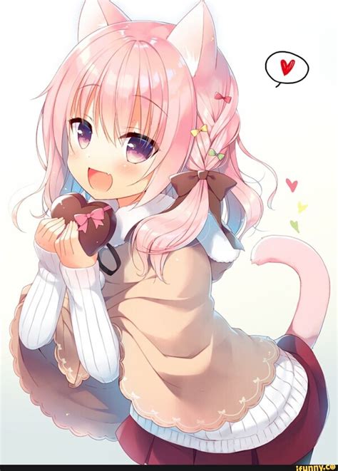 Кошка Аниме Девушка Милая 66 фото