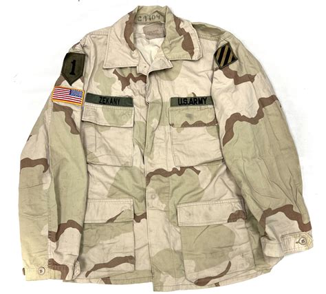 Us Army Dcu Jacket Invasion Patched In Od To Zakeny 3rd Inf Div 1st Div