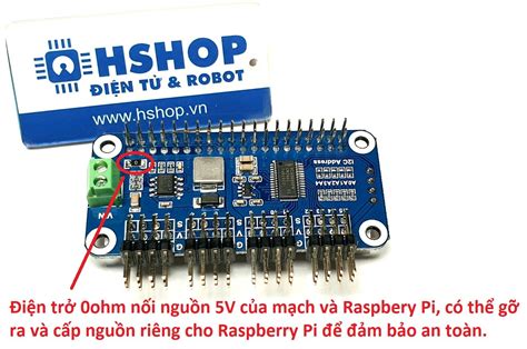 Mạch Waveshare Servo Driver Hat B For Raspberry Pi