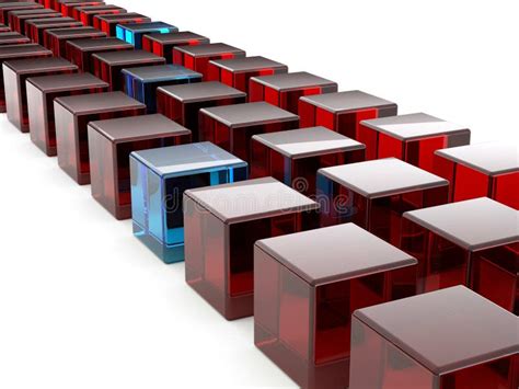 Row Of Cubes Stock Illustration Illustration Of Standing 14995740