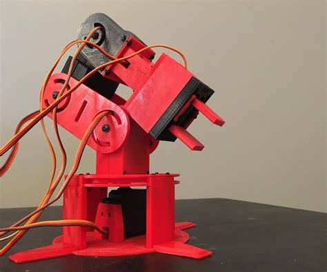 3d Printed Arduino Based Robotic Arm 39 Steps With Pictures