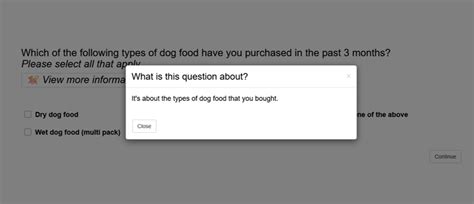 Displaying Modal Windows To Respondents Conjointly