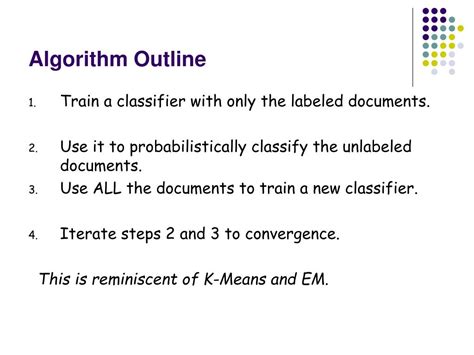 Ppt Text Classification From Labeled And Unlabeled Documents Using Em