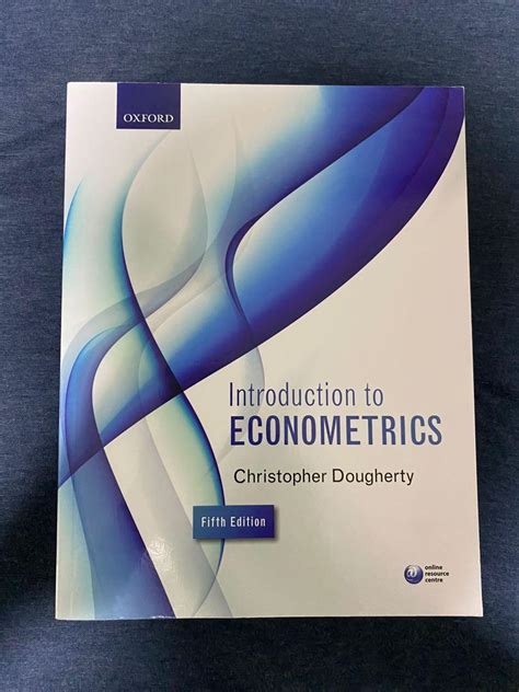 Introduction To Econometrics By Christopher Dougherty Computers And Tech Office And Business