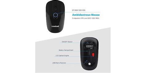 Leadsail Wireless Keyboard And Mouse Combo