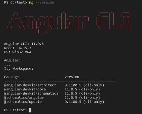 Generating New Angular Application Creates An Old Angular Version Project Stack Overflow