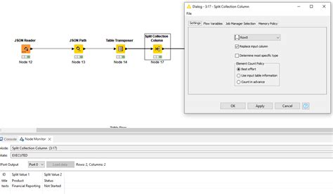 json data transformation knime analytics platform knime community