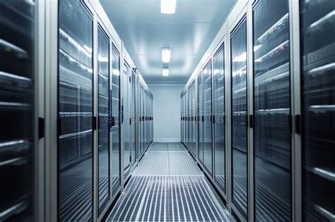 Modern Data Center Server Racks Infrastructure Technology Stock Image Image Of Server