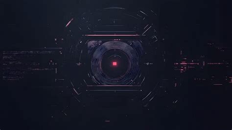 Futuristic Minimalist Hud Premium Ai Generated Image