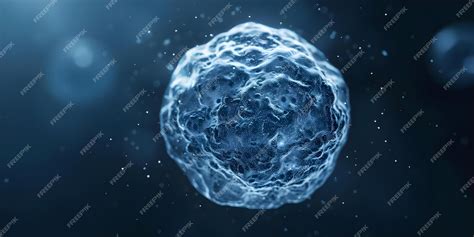 3d Render Of Embryonic Stem Cell For Scientific Research And Education Concept Cell Biology Stem